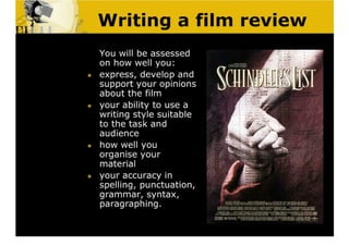 Writing A Film Review | PDF
