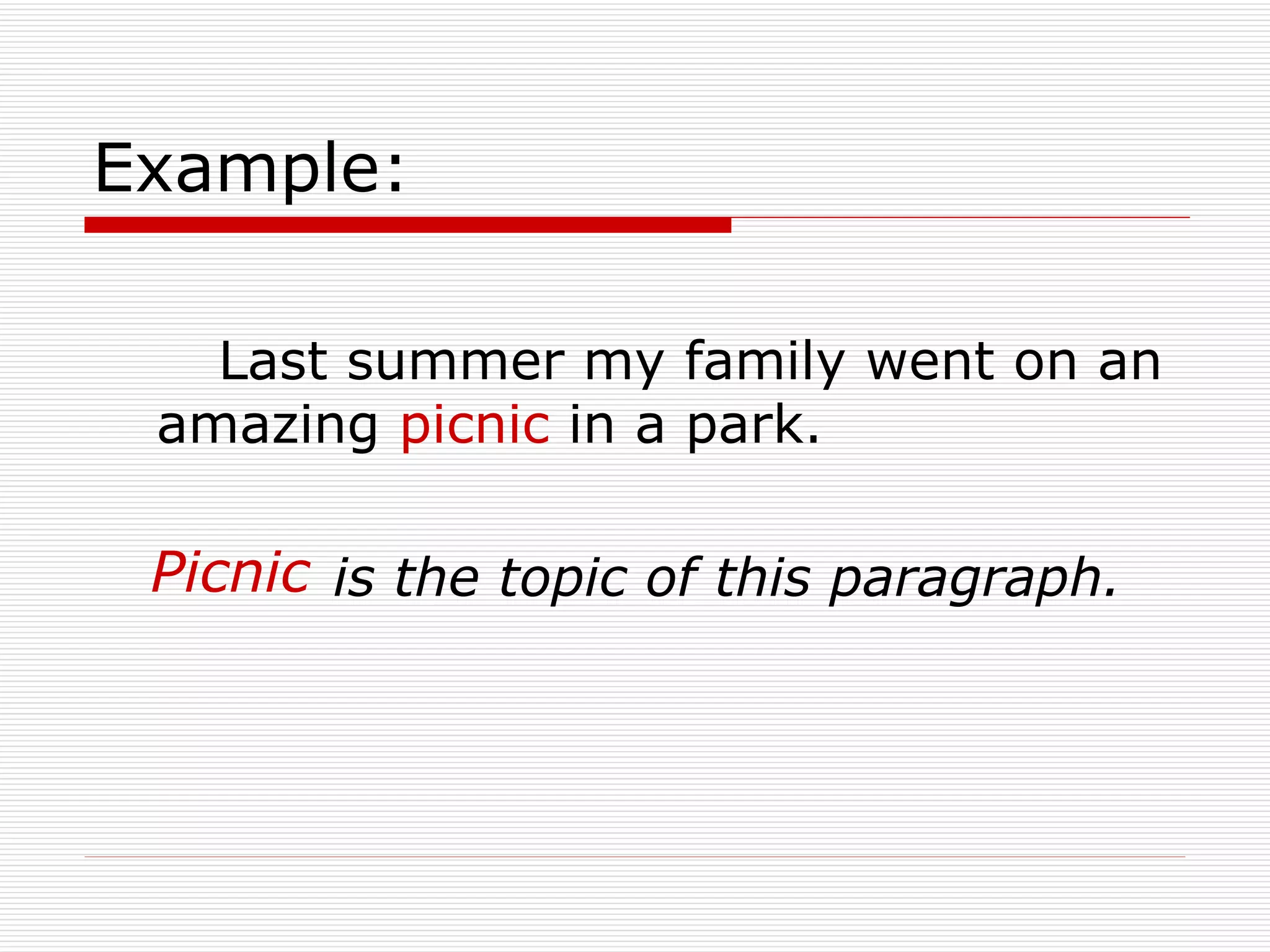 Writing a five sentence paragraph | PPT