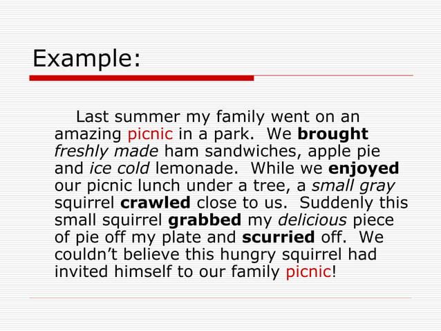Writing a five sentence paragraph | PPT