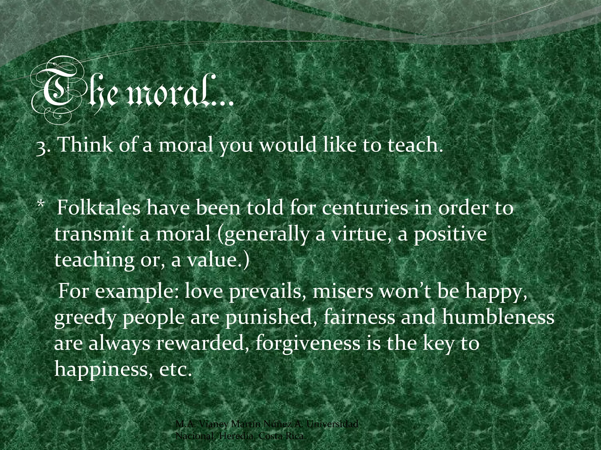 Writing a folktale | PPT