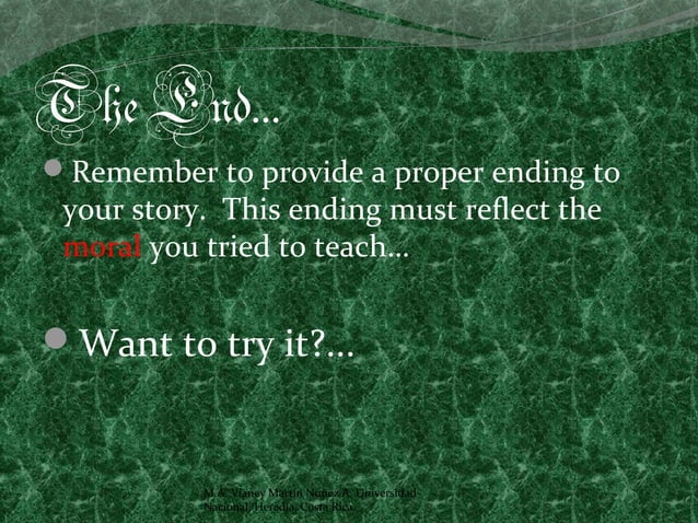Writing a folktale | PPT