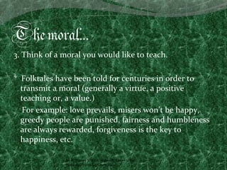 Writing a folktale | PPT
