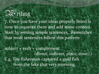 Writing a folktale | PPT