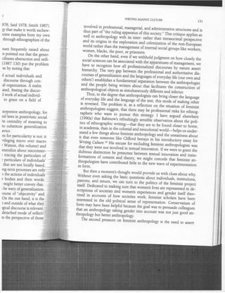 Writing Against Culture | PDF