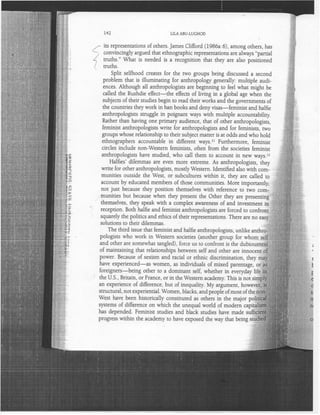 Writing Against Culture | PDF