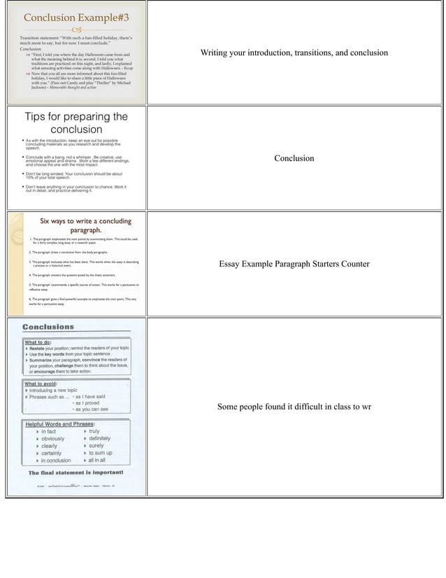 Writing A Good Conclusion For A Research Paper | PDF