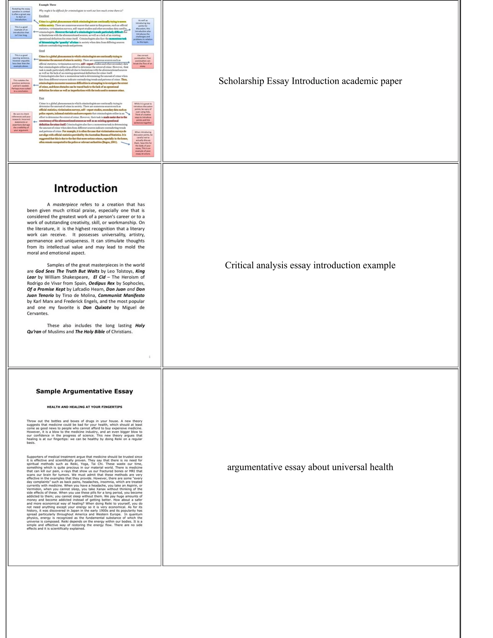 Writing A Good Essay Introduction | PDF