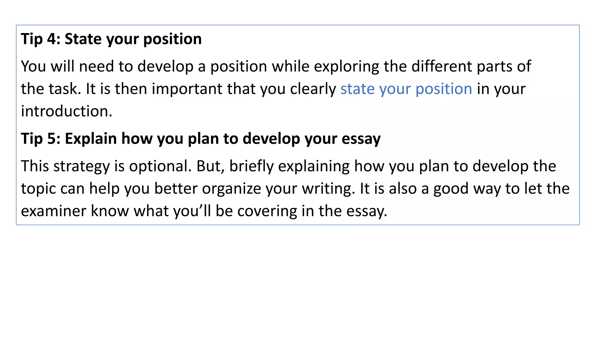 Writing a good introduction for IELTS Writing Task 2 | PPT