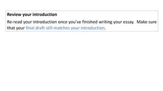 Writing a good introduction for IELTS Writing Task 2 | PPT