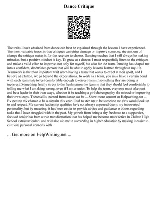 Writing A Good Thesis Statement | PDF