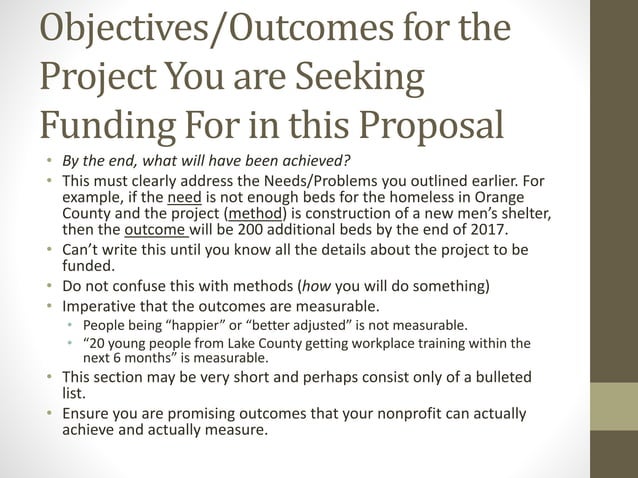 Writing a grant proposal | PPTX