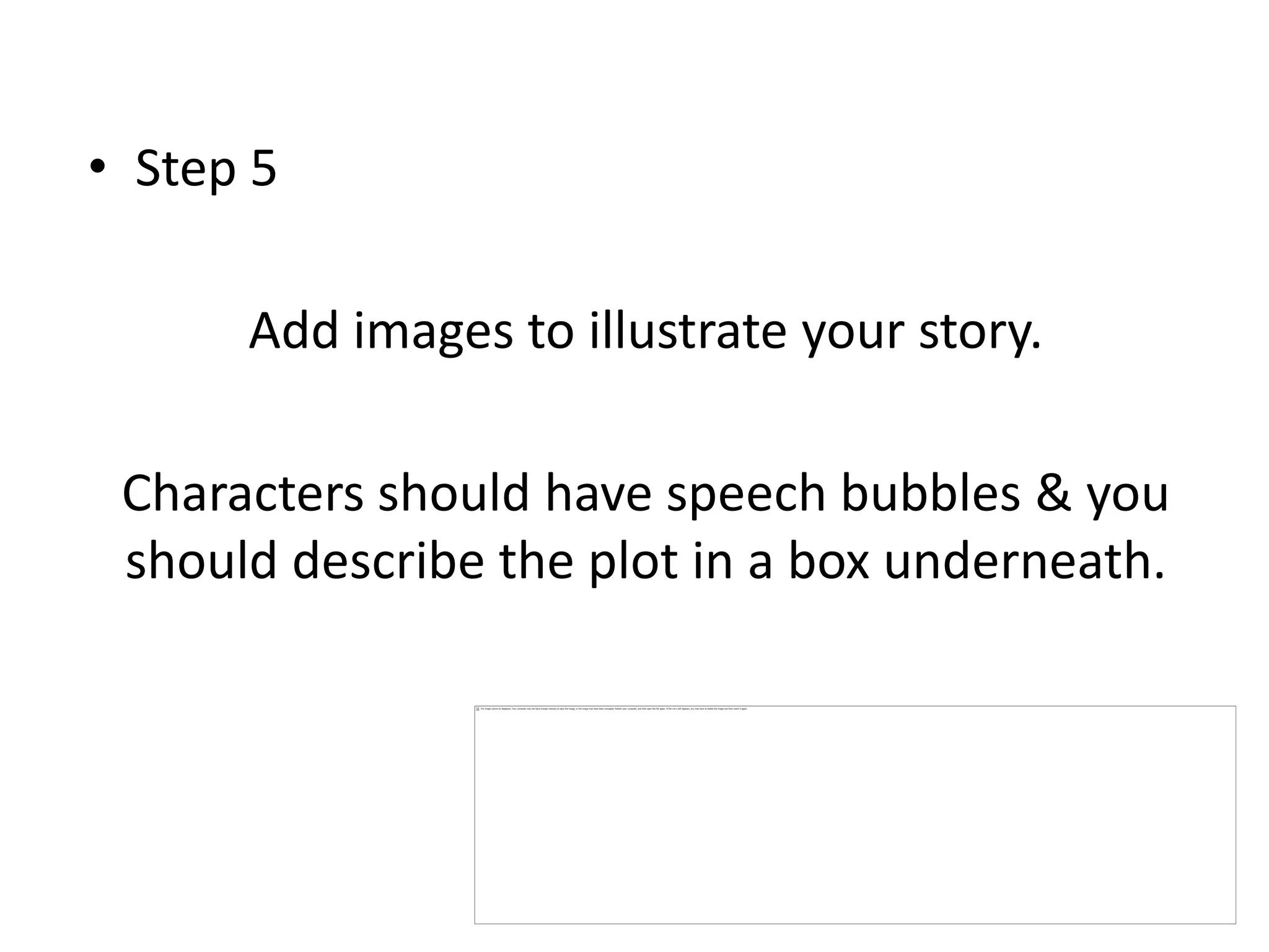 Writing a graphic novel | PPTX