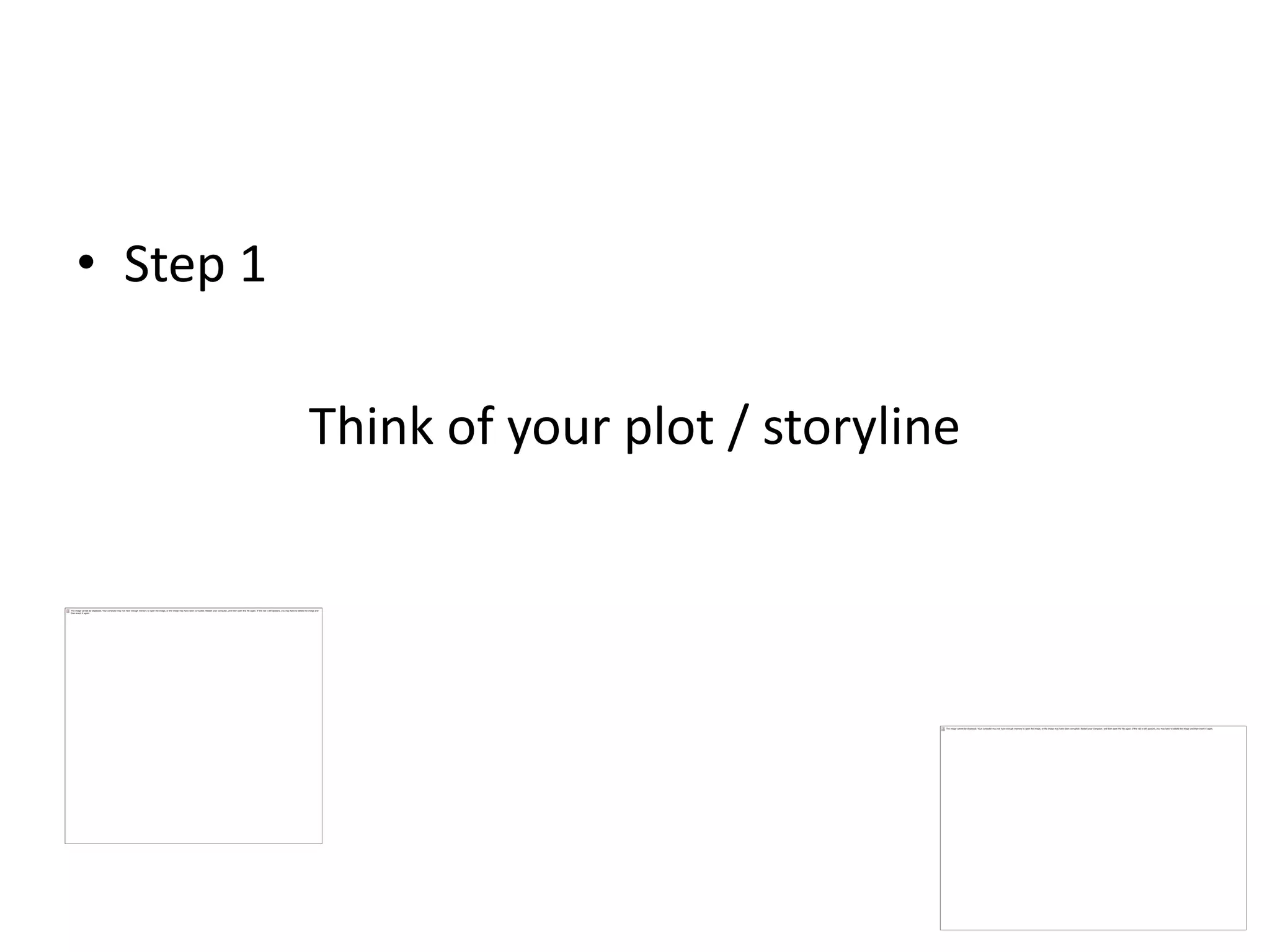 Writing a graphic novel | PPTX