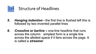 Writing a headline | PPTX