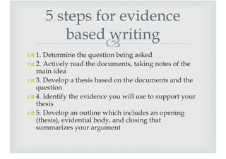 Writing A History Essay | PDF