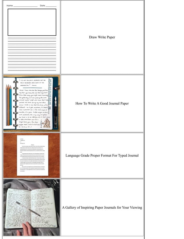 Writing A Journal Paper | PDF