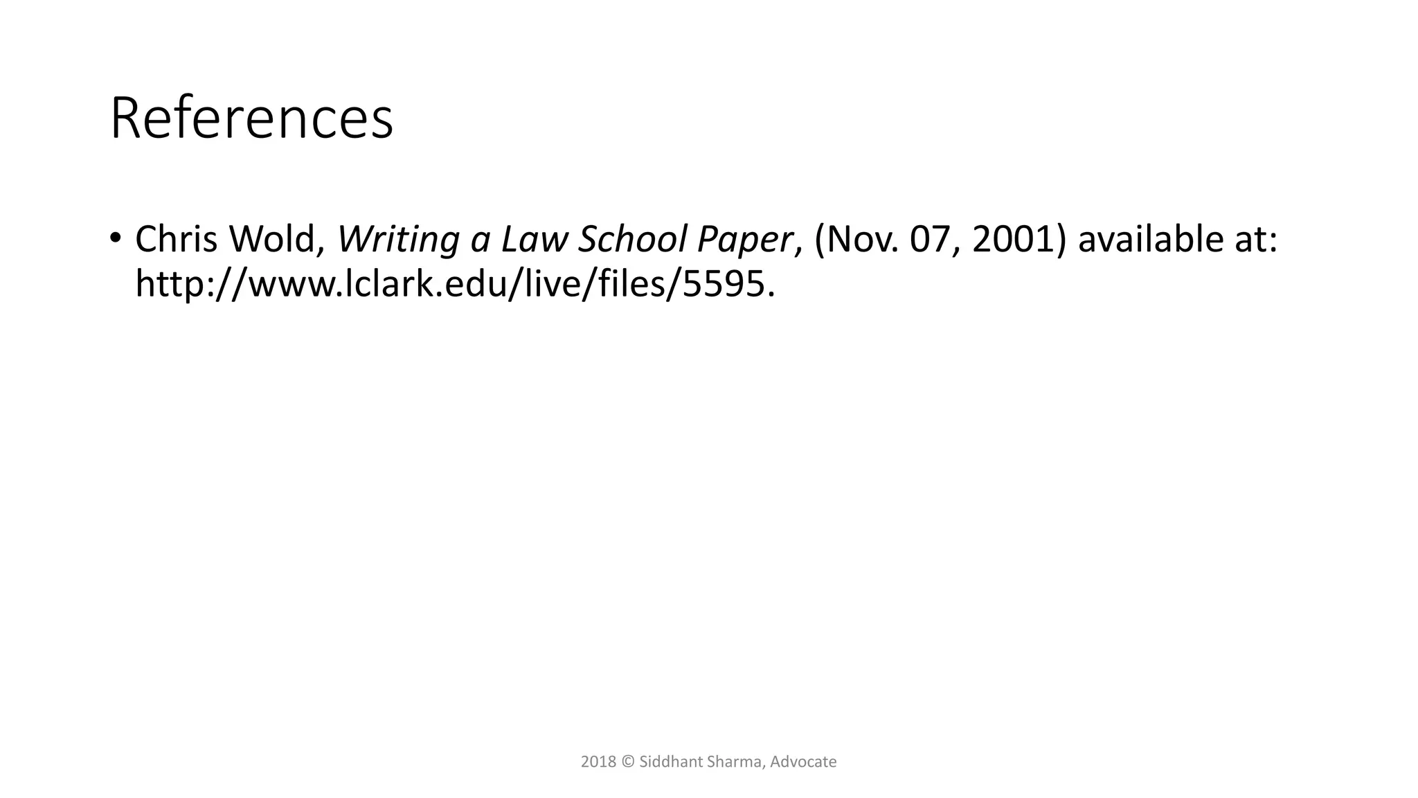 Writing a law school paper | PPT | Free Download