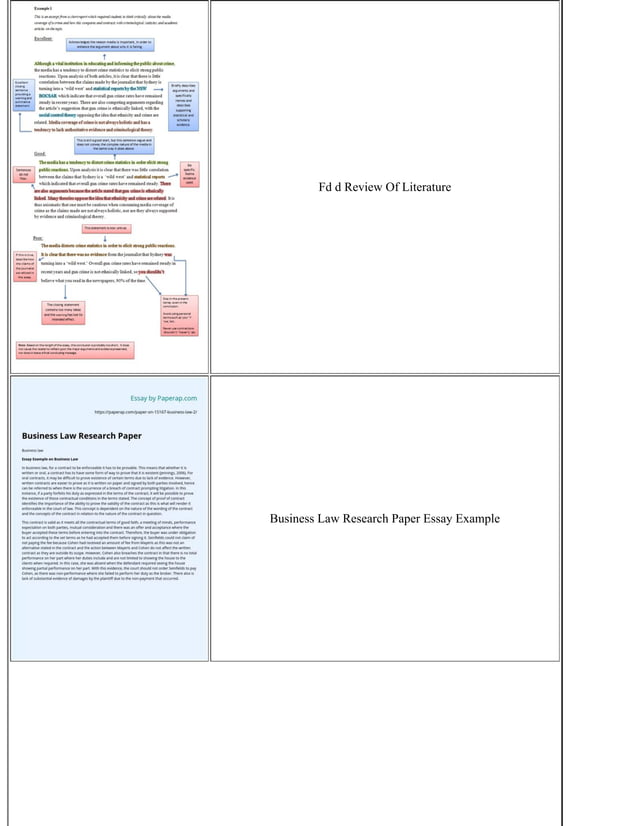 Writing A Legal Research Paper | PDF