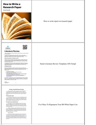 Writing A Legal Research Paper | PDF