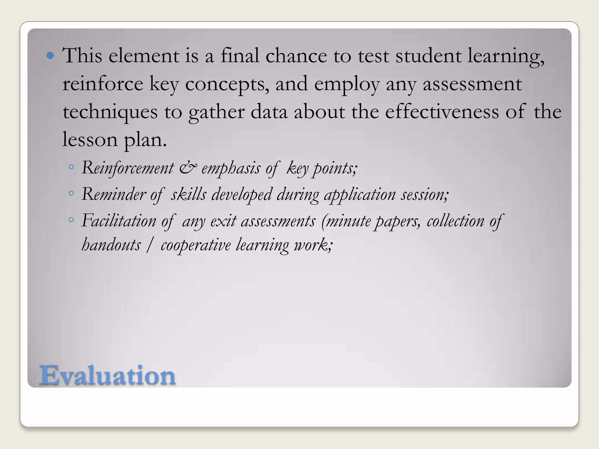 Writing A Lesson Plan | PPTX