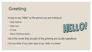 Writing a letter | PPT