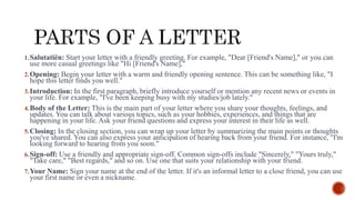 Writing a Letter to a Friend groep 8.pptx