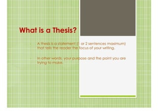 Writing A Literary Analysis | PPT