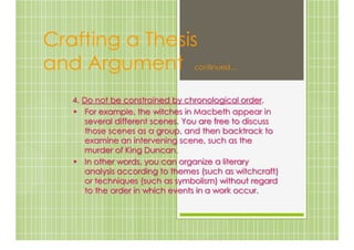 Writing A Literary Analysis | PPT