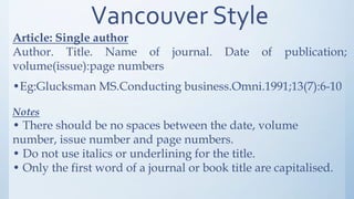 Writing a Literature Review | PPTX