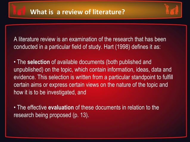 Writing A Lit Review | PPT