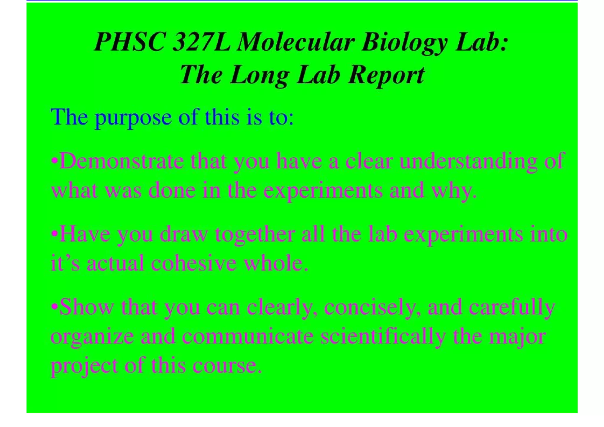 Writing A Manuscript For The Journal Of Biological Chemistry | PPT