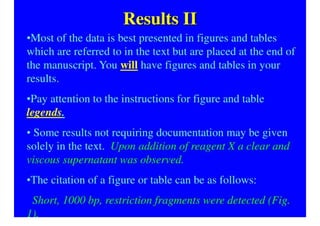 Writing A Manuscript For The Journal Of Biological Chemistry | PPT