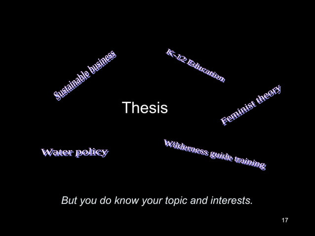 Writing a MAP Study Plan | PPT