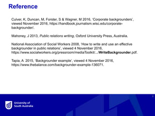 Writing a media backgrounder.pptx