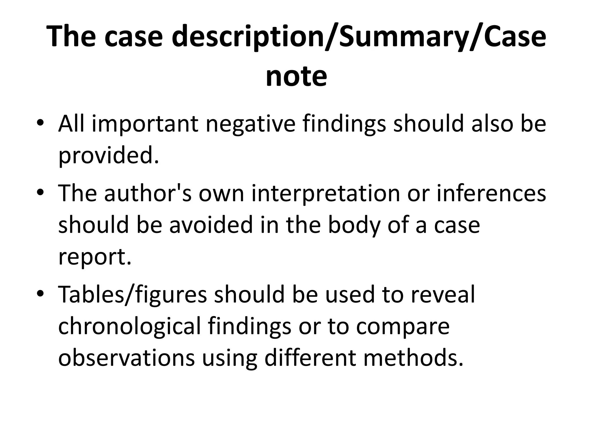 Writing a medical case report | PPTX