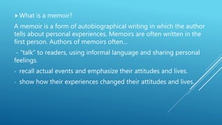 Writing a Memoir | PPTX