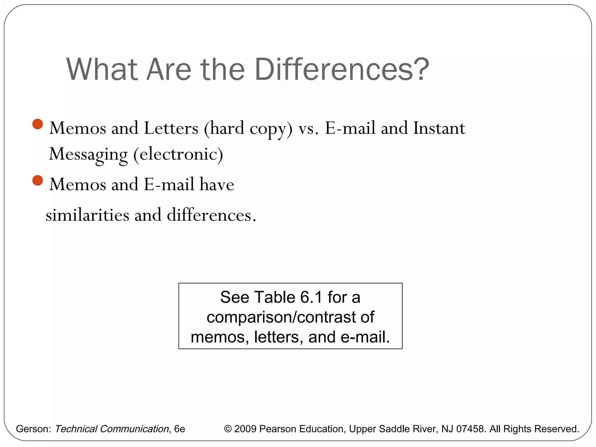 Writing a memo, letter, and e mail | PPT