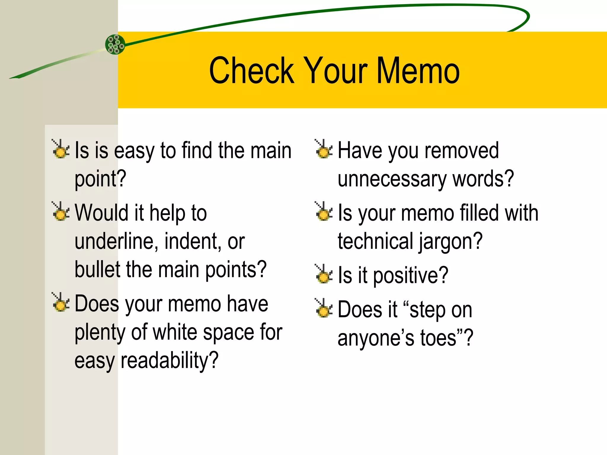 Writing a memorandum | PPT