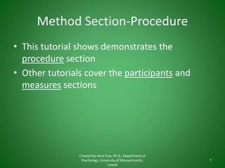 Writing a Method Section-Procedure_tcm18-117659.pptx