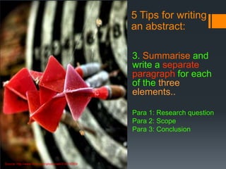Writing an abstract | PPTX