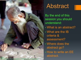 Writing an abstract | PPTX