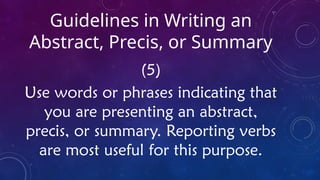 Writing an abstract, precis, or summary.pptx