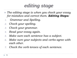 Writing an academic essay | PPT