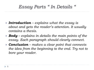 Writing an academic essay | PDF