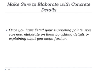 Writing an academic essay | PPTX