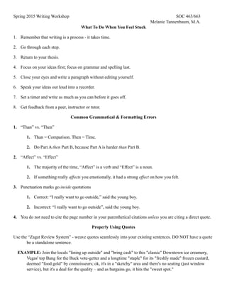 Essay Handout | PDF