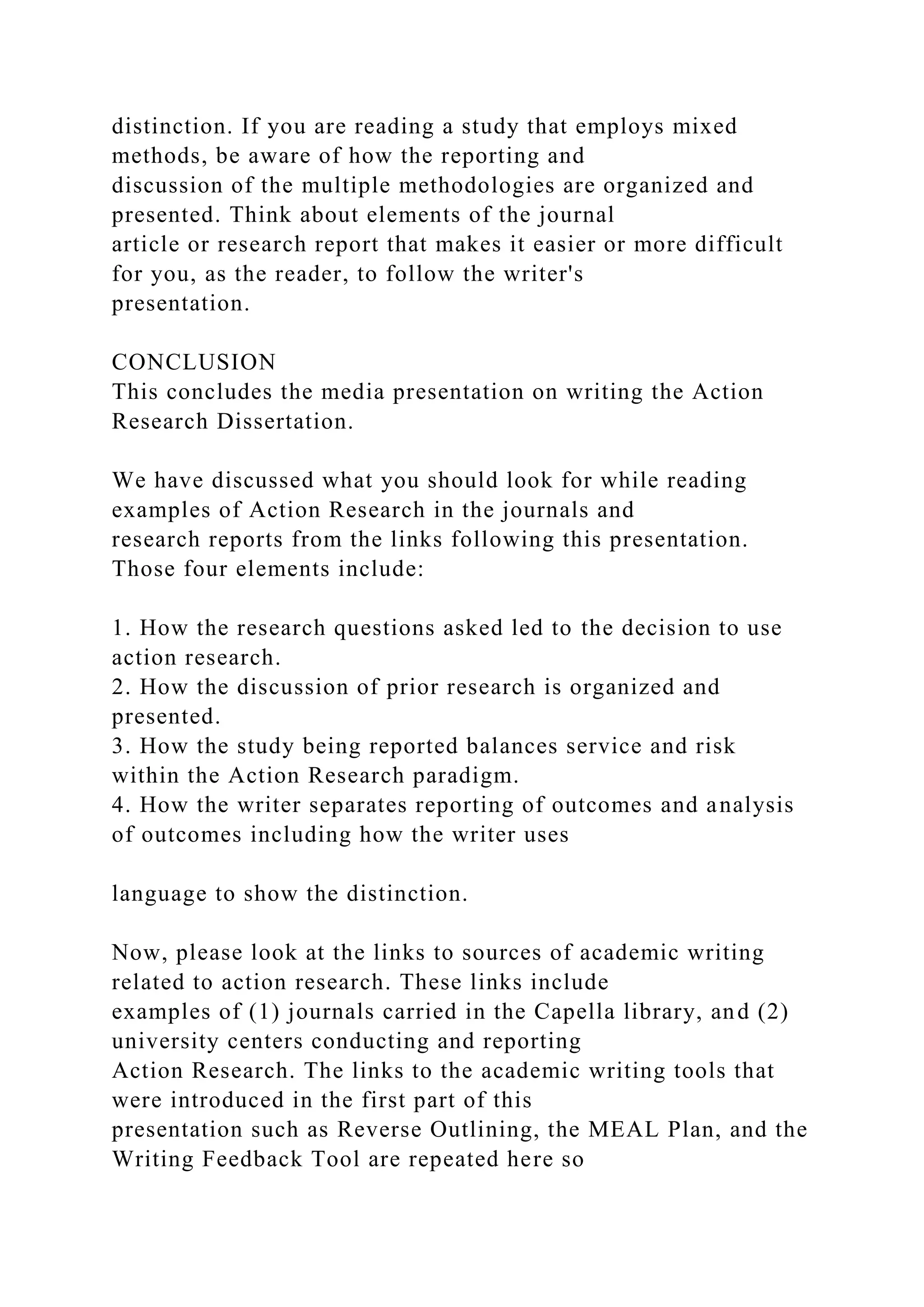 WRITING AN ACTION RESEARCH DISSERTATION PART TWOINTRODU.docx