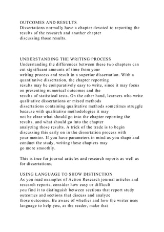 WRITING AN ACTION RESEARCH DISSERTATION PART TWOINTRODU.docx
