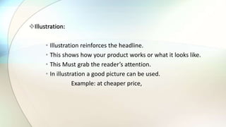 Writing an advertisement and its 6 components | PPTX