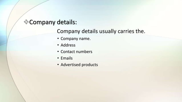 Writing an advertisement and its 6 components | PPTX